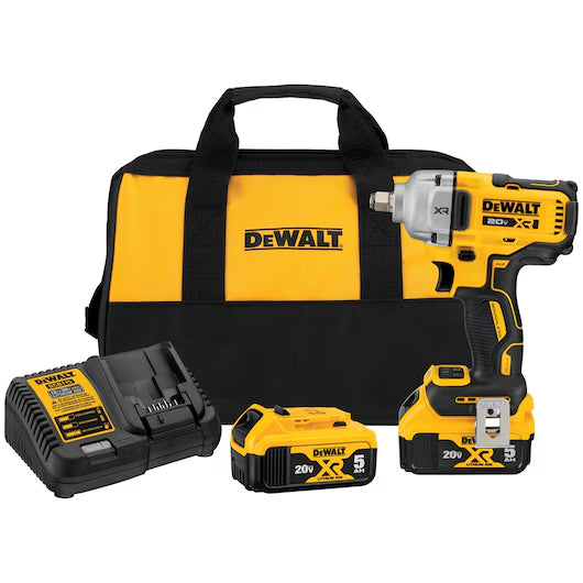 20V MAX XR 1 2 in. Mid Range Impact Wrench Kit with Hog Ring Anvil FastenerExpert.us